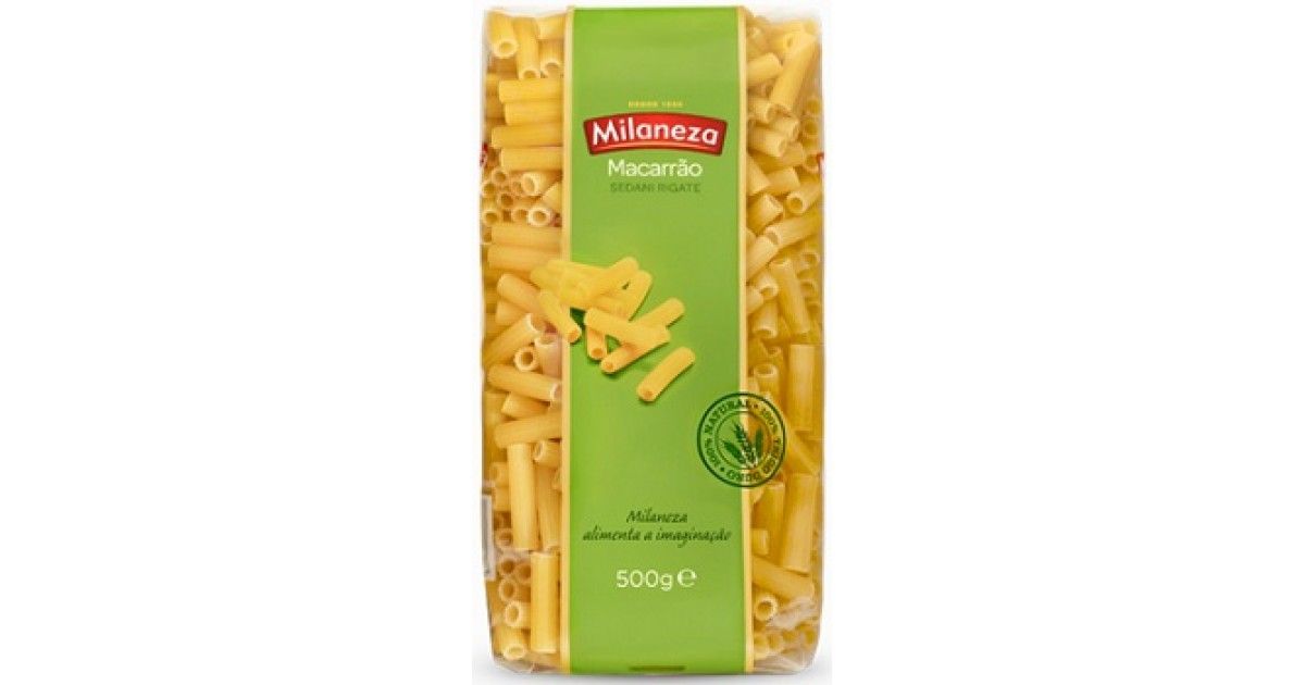 MACARRAO GROSSO ESTREADO MILANEZA 500GRS (15)# | Vanibru