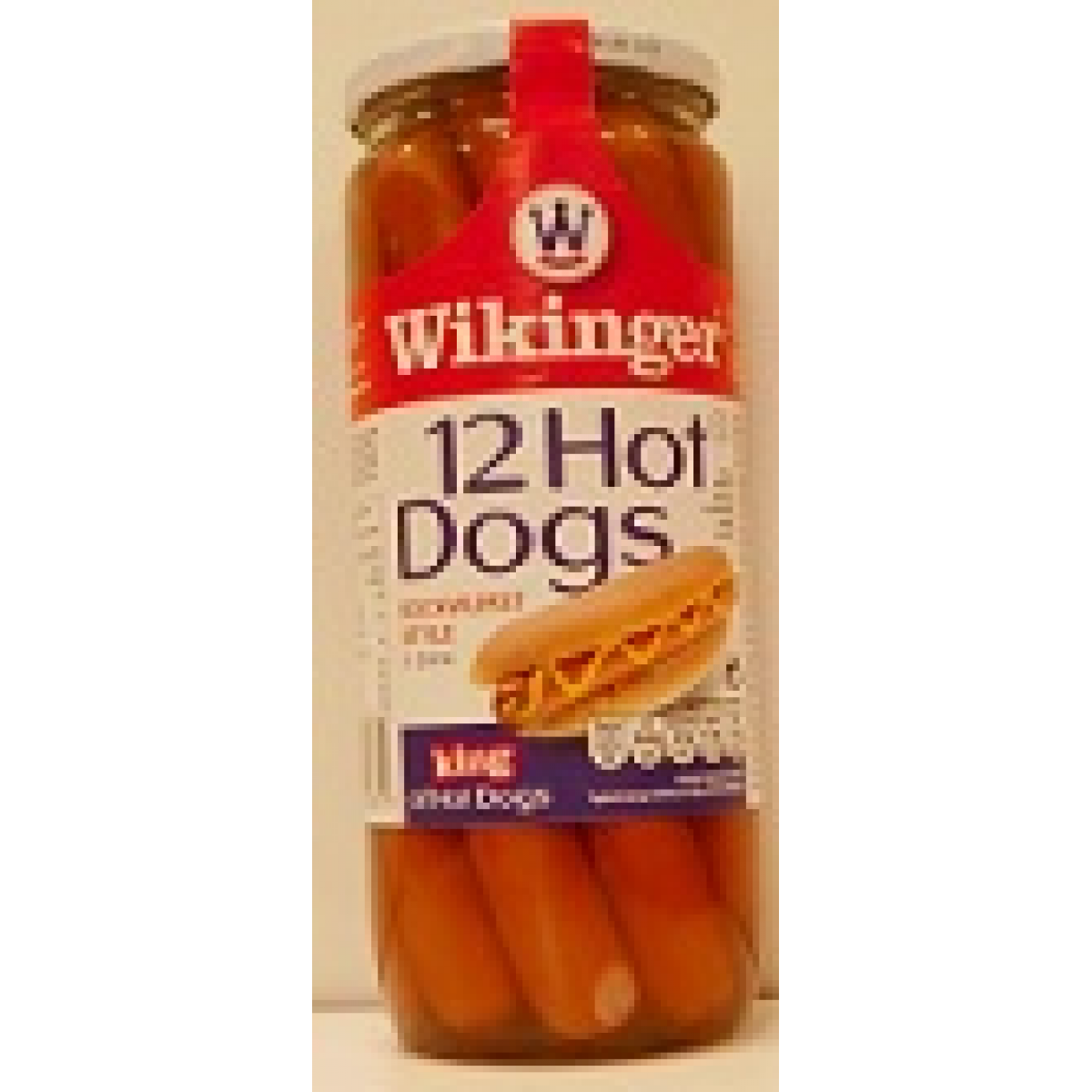 SALSICHAS WIKINGER HOT DOG FRASCO 12 720GRS (6)# - 11020404000353 - Vanibru