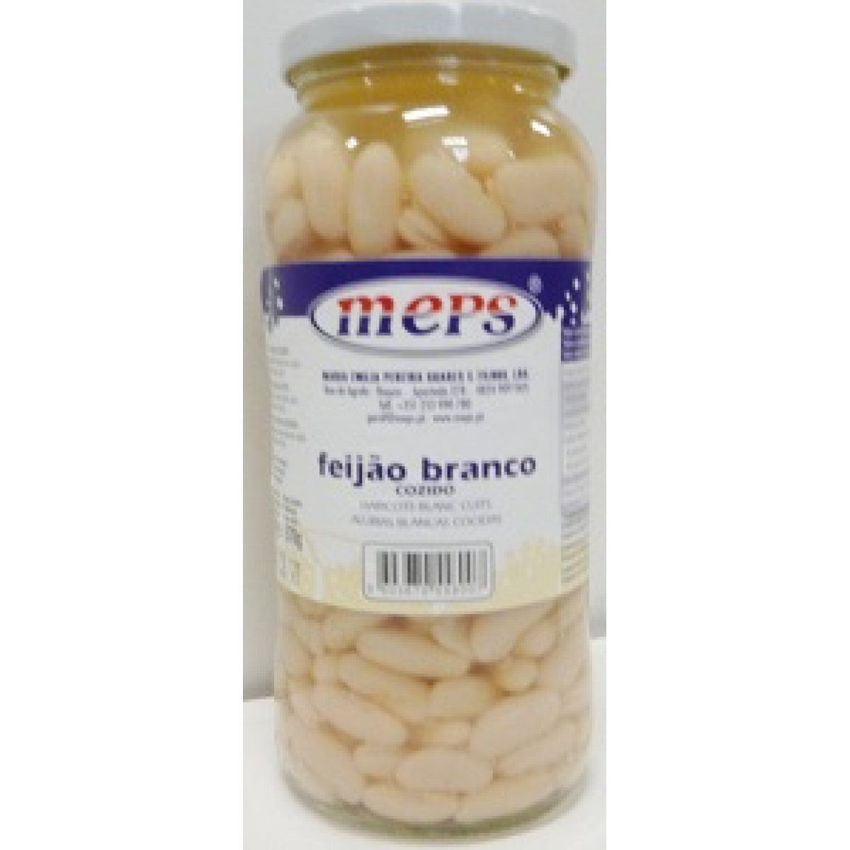 FEIJAO MEPS BRANCO FRASCO 570GRS (12)# - 11031108000727 - Vanibru
